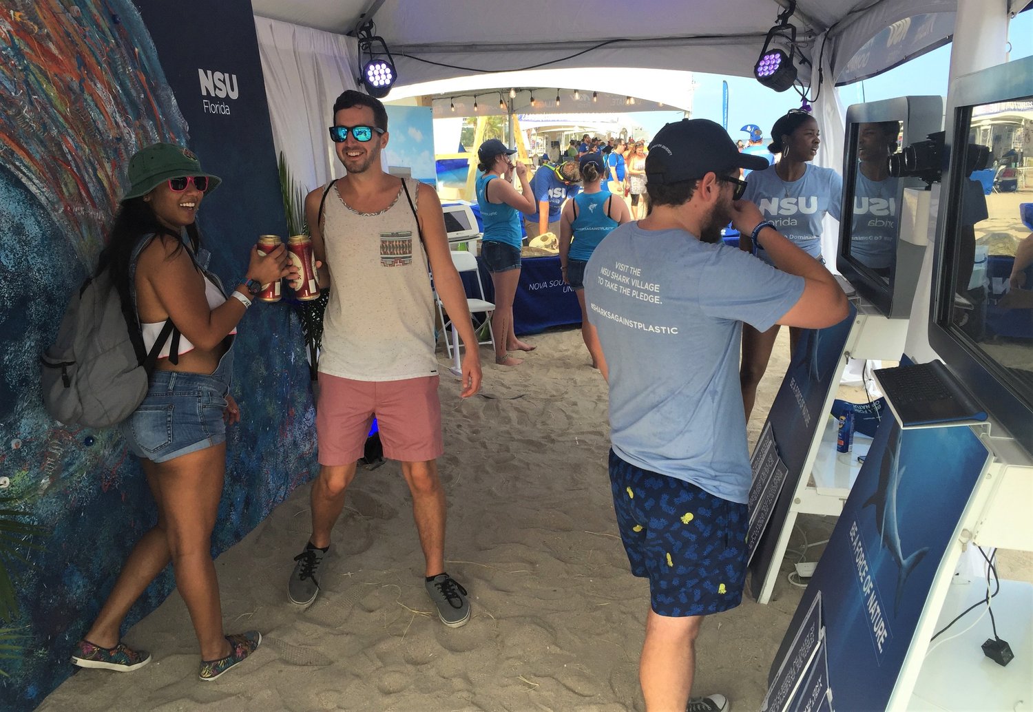 Ocean Life Photo Booth Was A Hit At This Popular Festival
